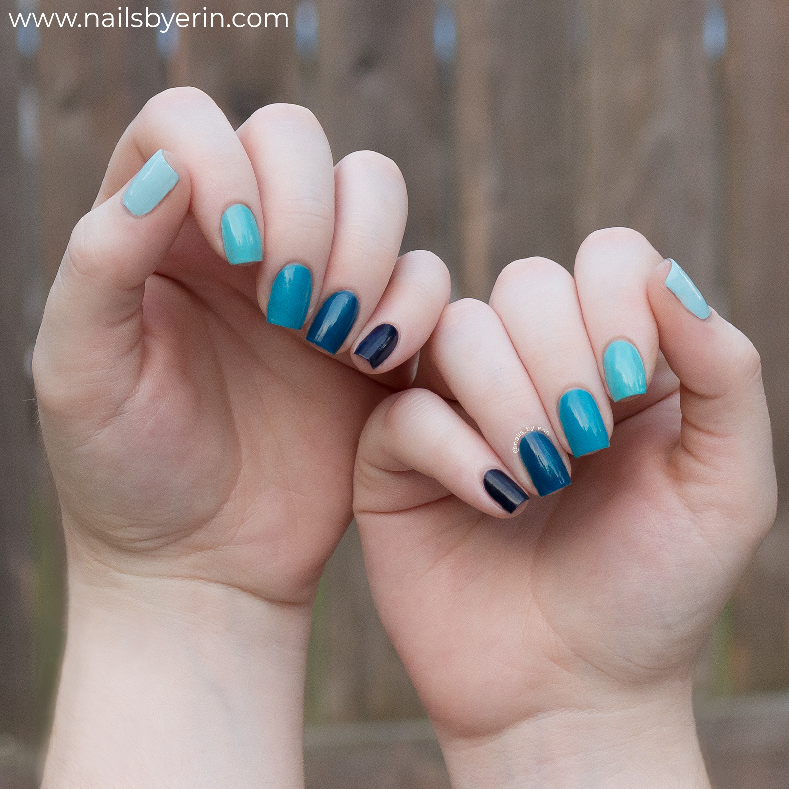 Monochromatic Gradient Nails – NailsByErin