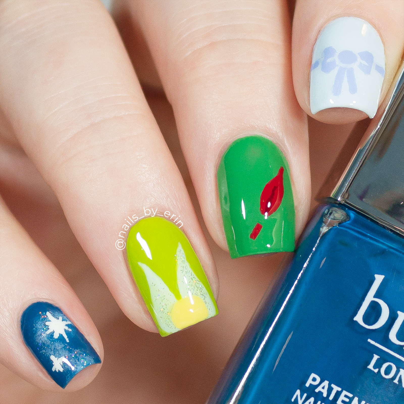 Peter Pan Nails | Disney Nail Art – NailsByErin